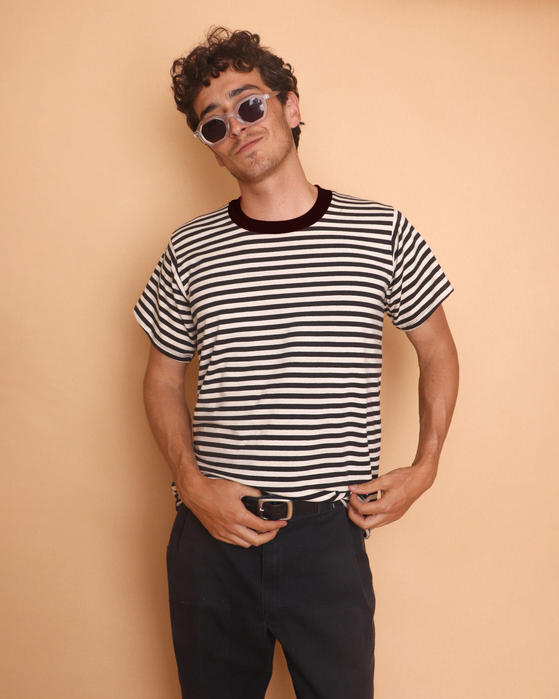 UNISEX STRIPE RINGER TEE – CAMP Collection